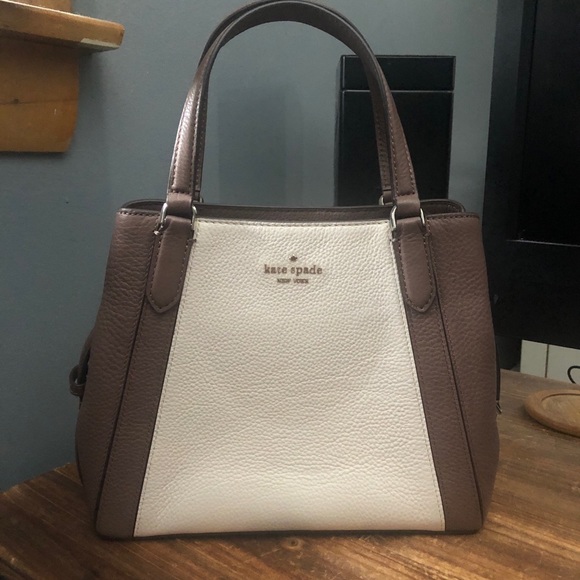 kate spade | Bags | Kate Spade Jackson Satchel Neutral | Poshmark